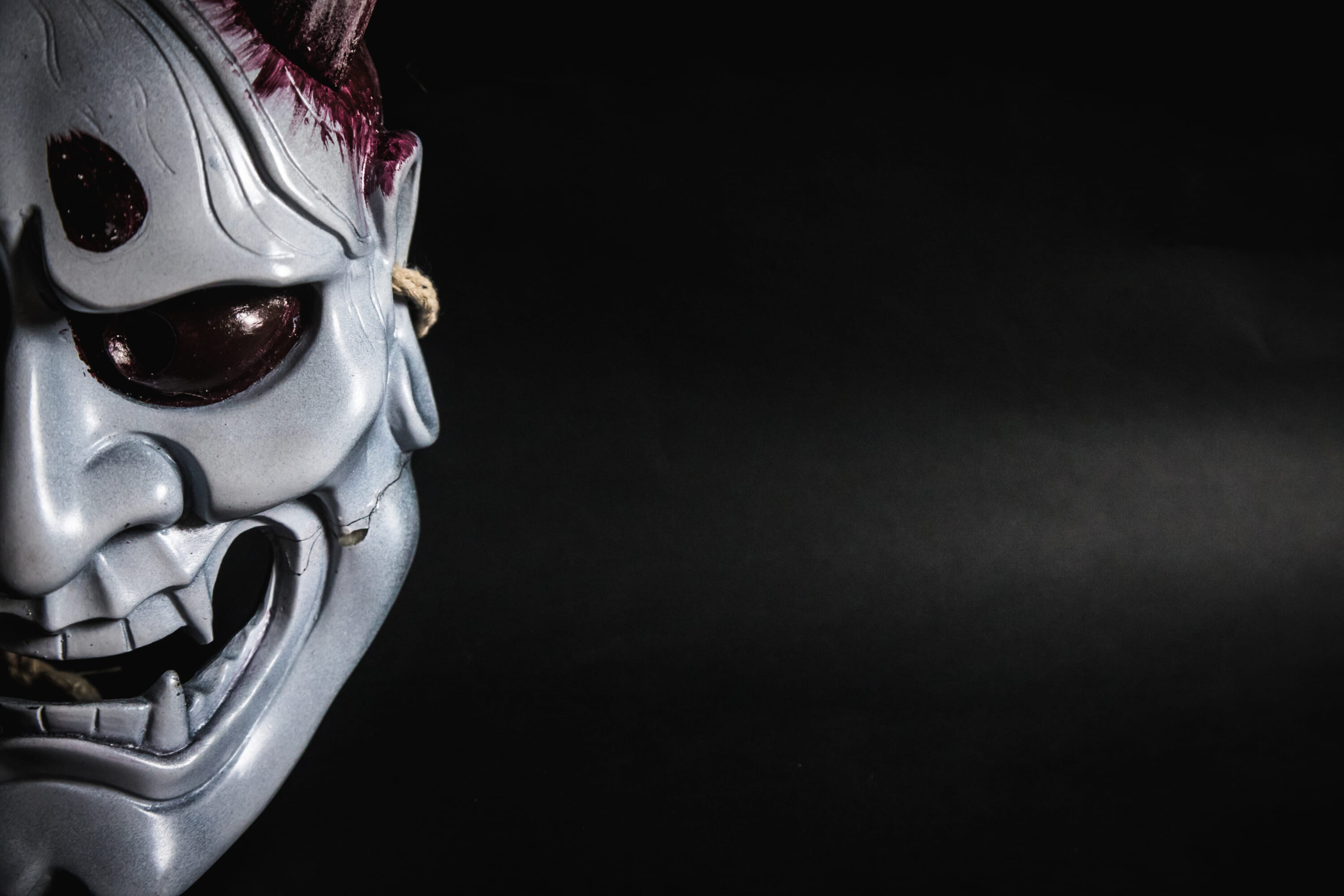 Japanese,Oni,Mask,Or,Giant,Mask,,Used,To,Decorate,Handmade