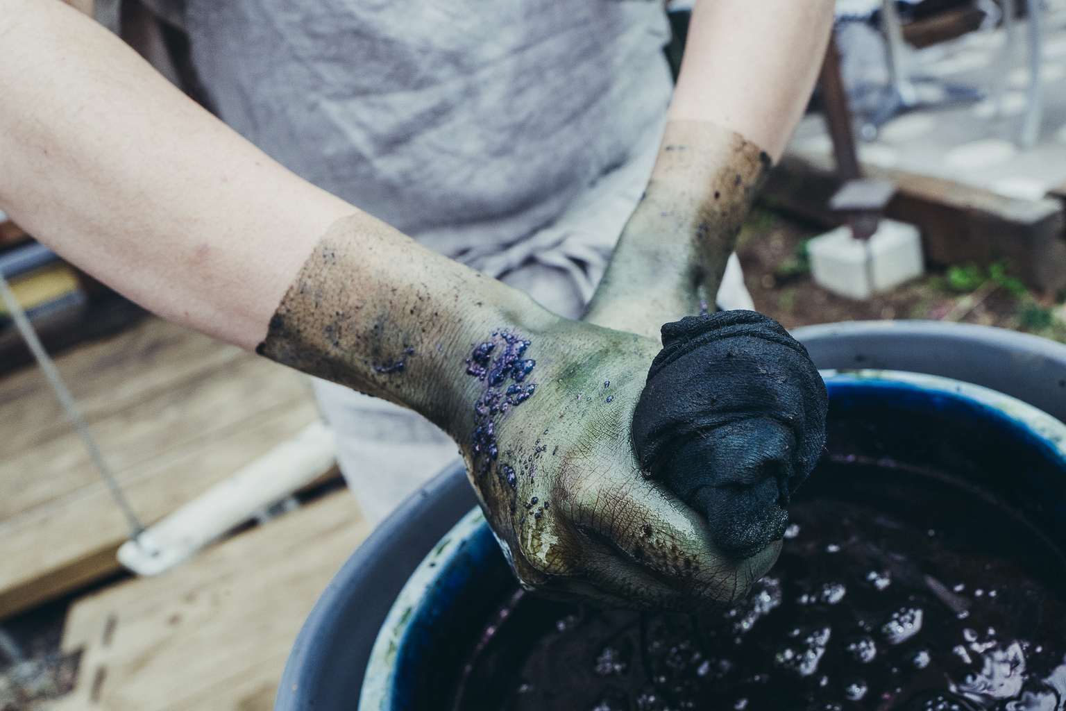 Aizome Bedding Indigo Dye