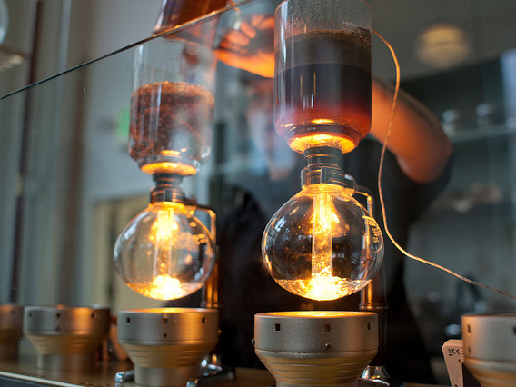 Blue Bottle Siphon Bar