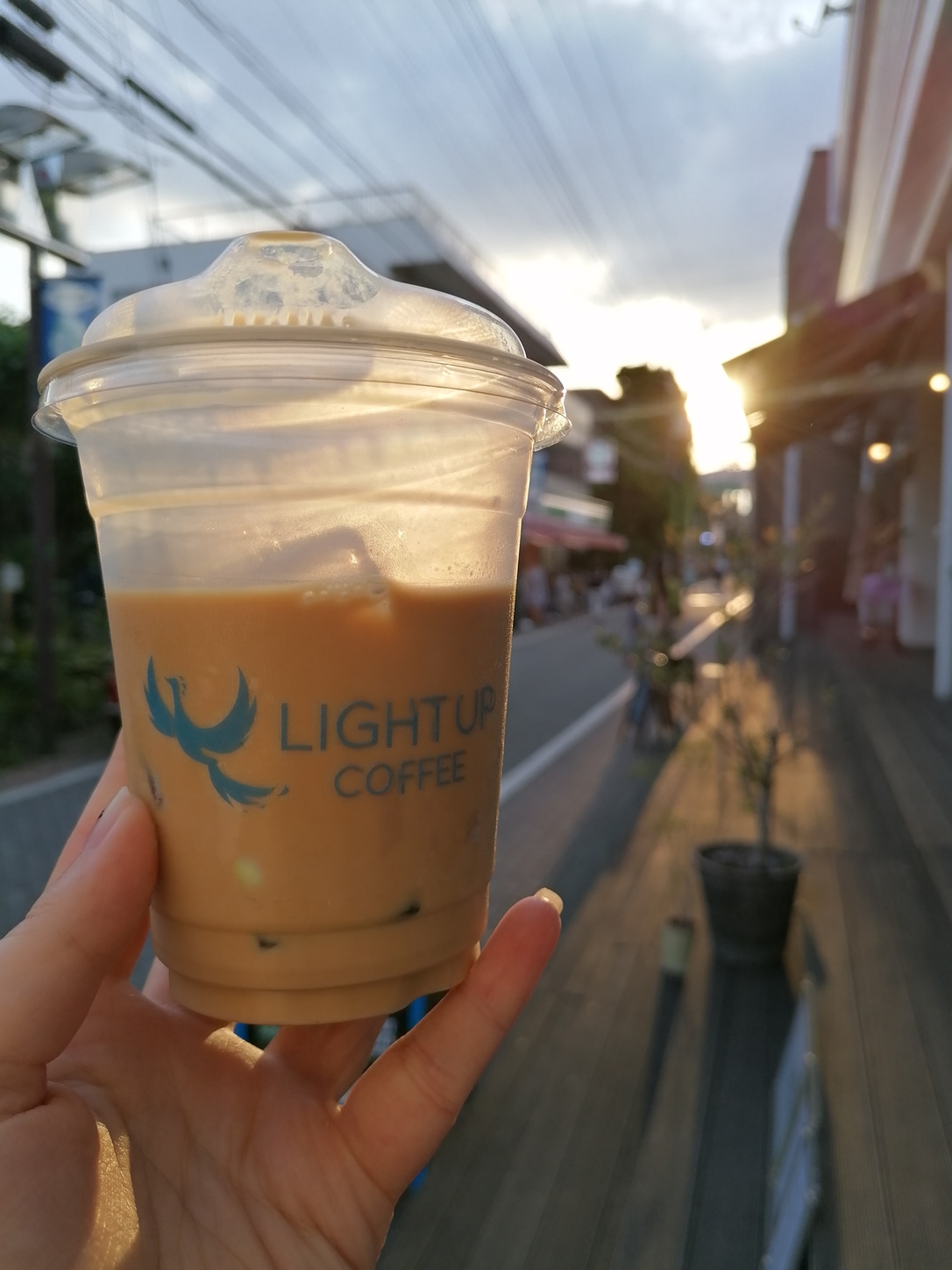 light up coffee