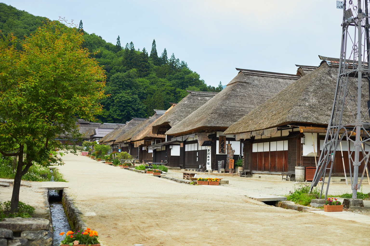 Ouchijuku-Post-Town-Fukushima-Edo-Period