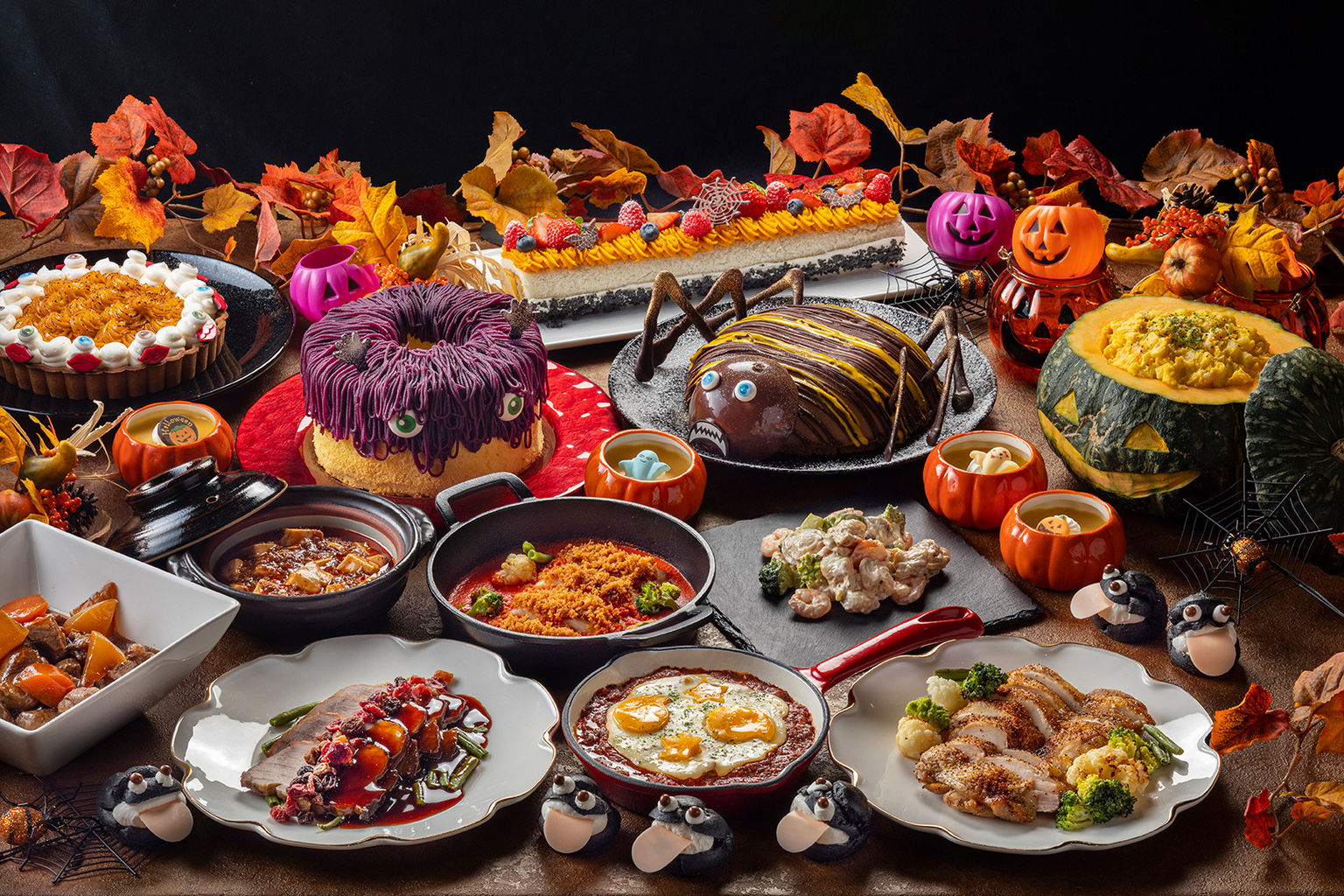 halloween buffet spider