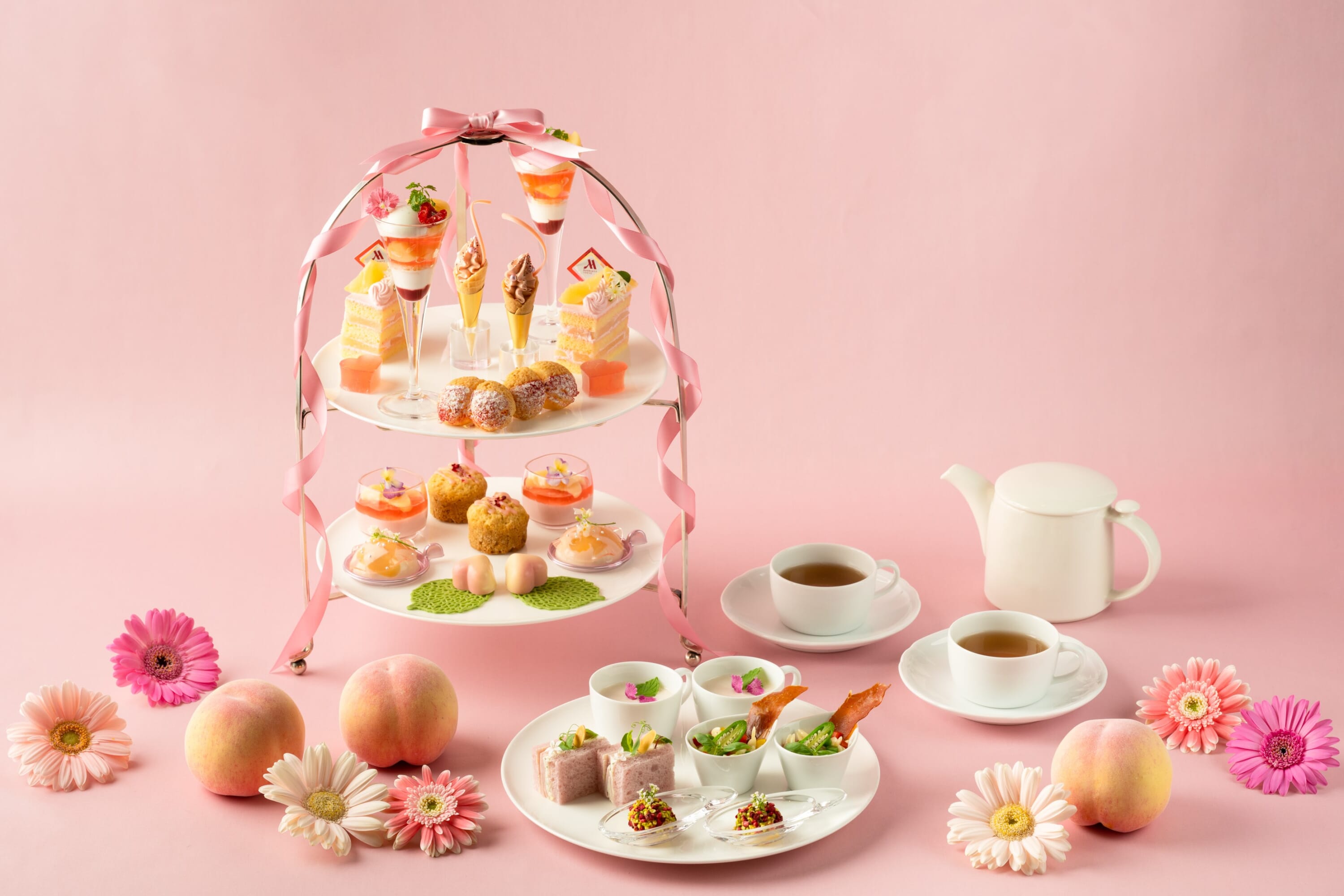 Tokyo Marriott Hotel Presents: Peach Pink Afternoon Tea