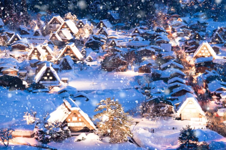 Japanese Alps Snowfall Shirakawa Go Winter Travel Guide: A Fairy Tale